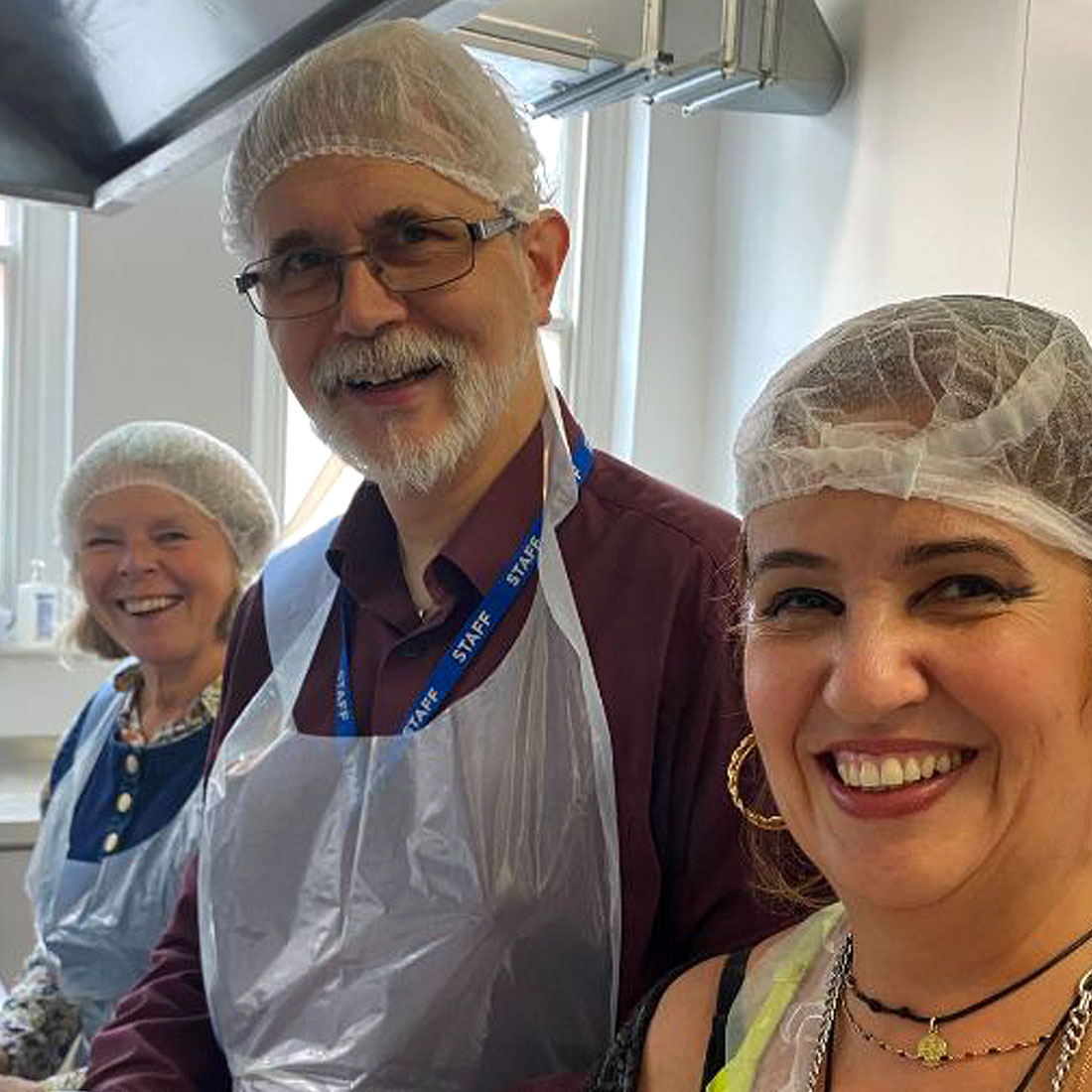 Getting stuck in at BRITE Box | Haberdashers